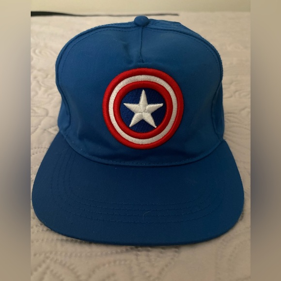 Marvel | Accessories | Marvel Captain America Snapback Cap | Poshmark